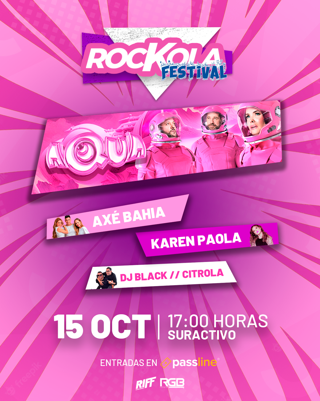 Rockola Festival: La fiesta noventera que tendrá a Aqua como cabecilla ...