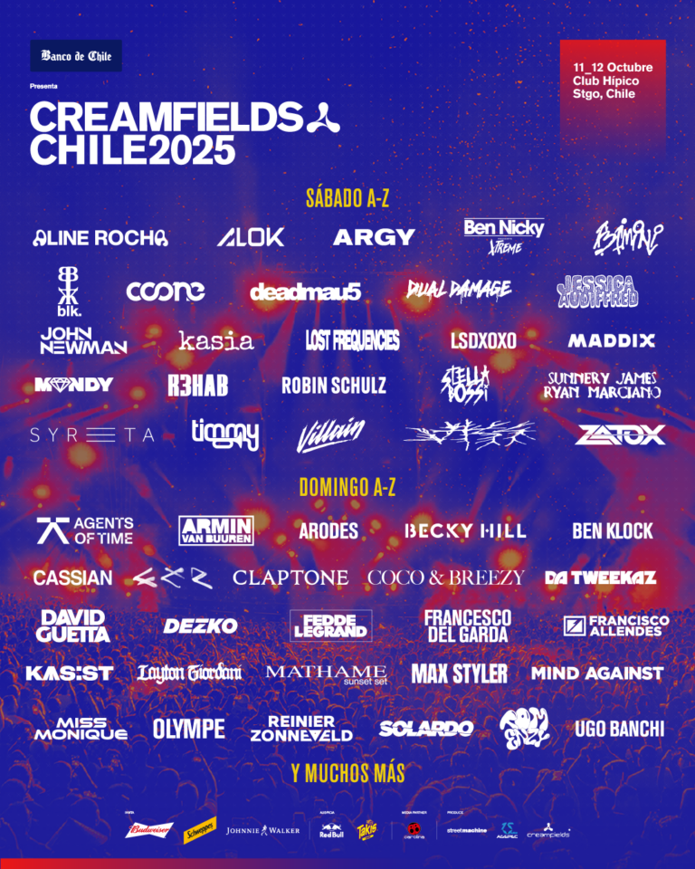 Creamfields Chile celebrará 20 años: revisa el line-up por día e info ...